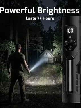 FARRIDE | Other | 20 Lumens Edc Flat Flashlight Rechargeable Rgb Side ...